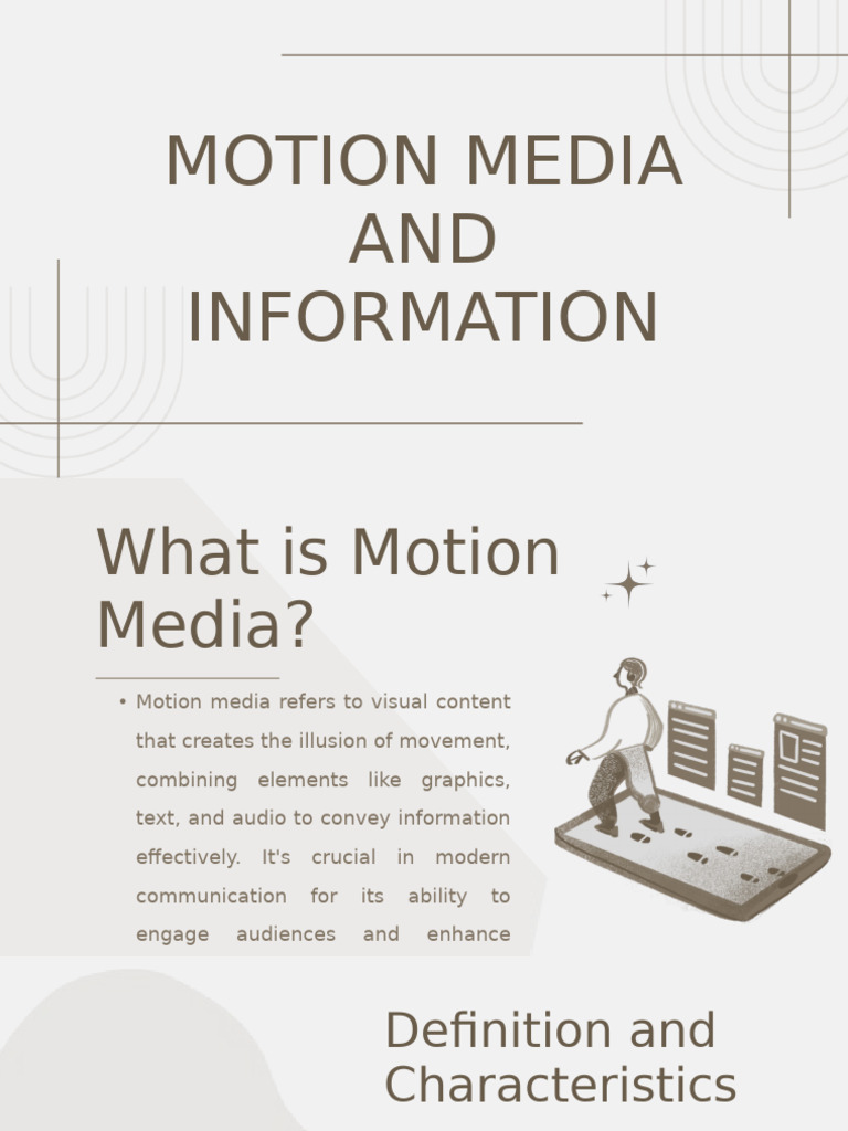 Motion Media and Information | PDF | Multimedia | Augmented Reality
