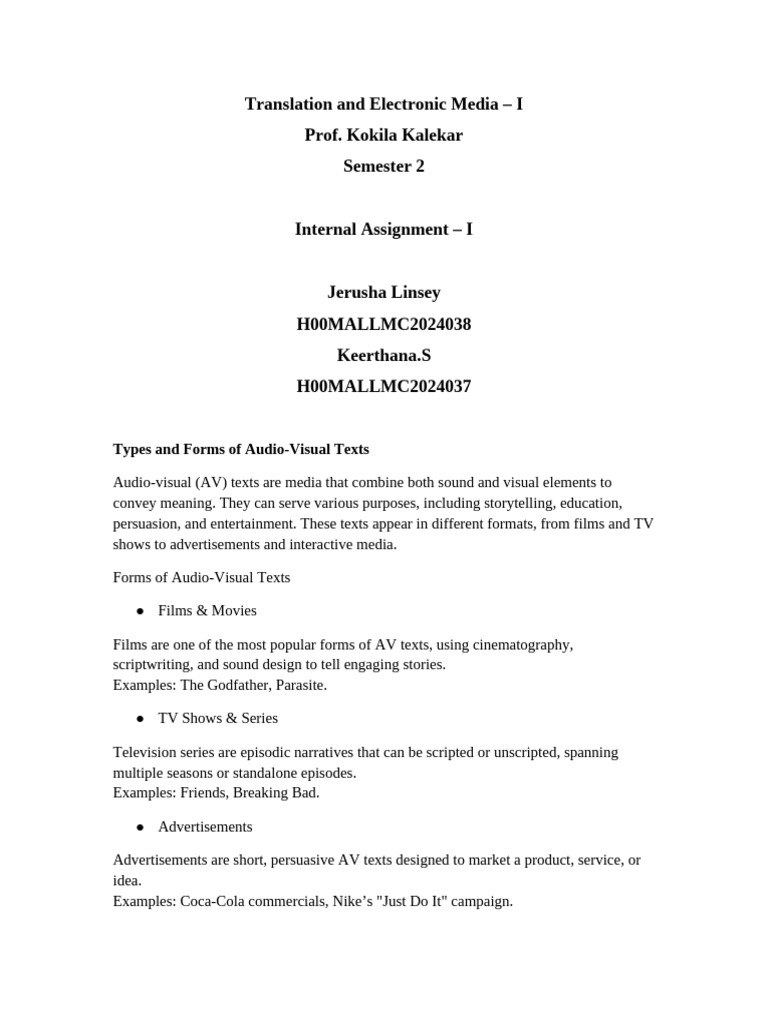 Types - and - Forms - of - Audio - Visual - Texts (1) (AutoRecovered ...