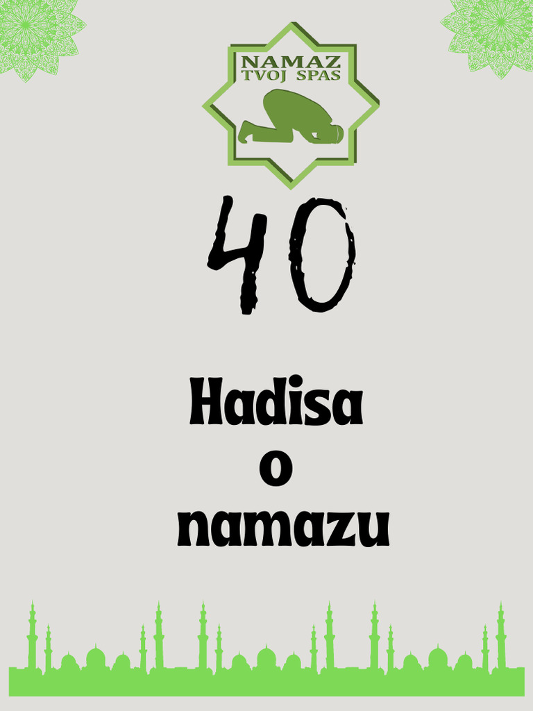 40 Hadisa o Namazu | PDF