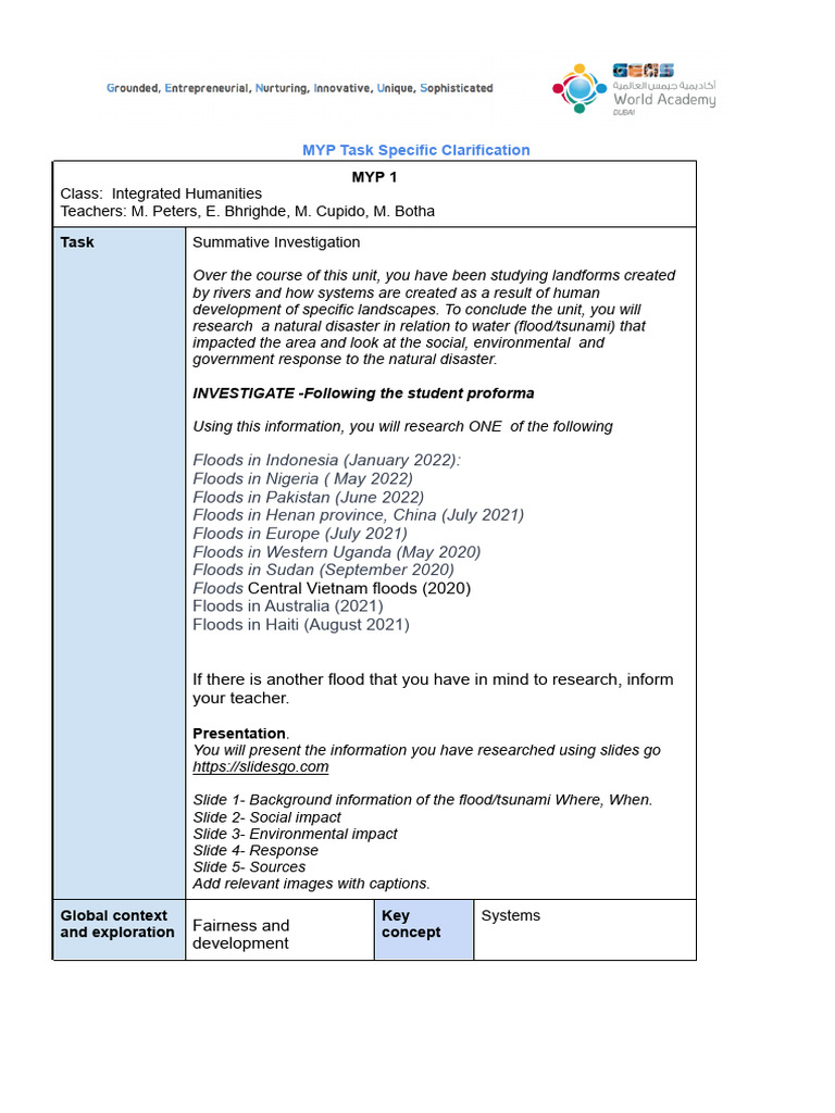 TSC G6 Investigative Summative 1 - Term 2 | PDF | Information | Error