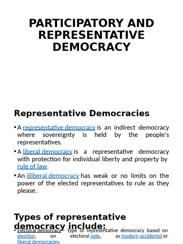 Understanding Democracy: Types Explained | PDF | Democracy | Political ...