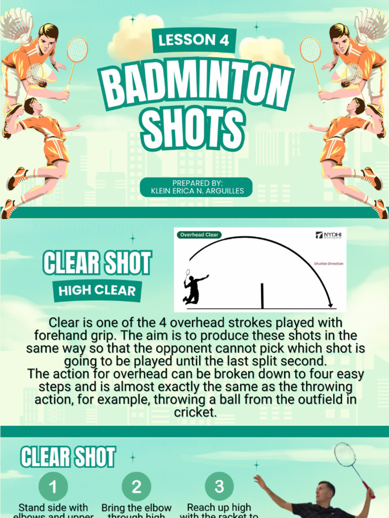 Unit 4 Badminton Shots | PDF