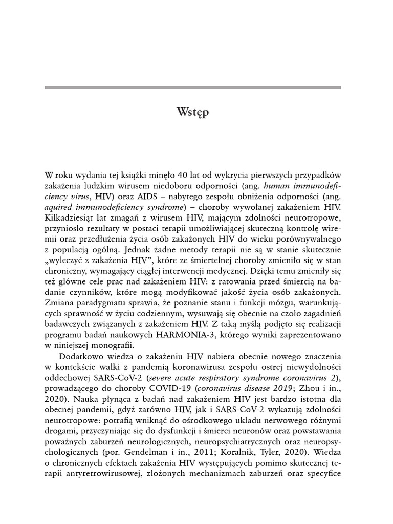 Funkcje Neuropsychologiczne Wstep | PDF