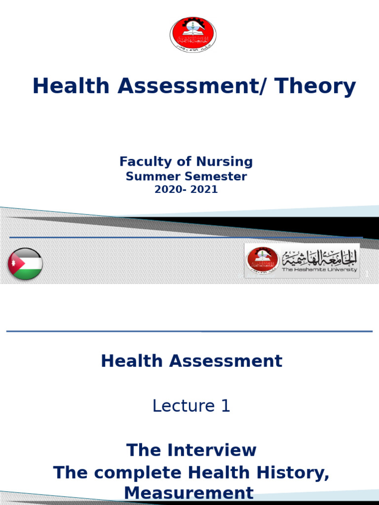 Health Assessment Interview Techniques | PDF | Nonverbal Communication ...