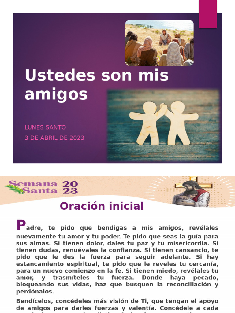 LuneSanto - Ustedes Son Mis Amigos | PDF | eucaristía | Amor