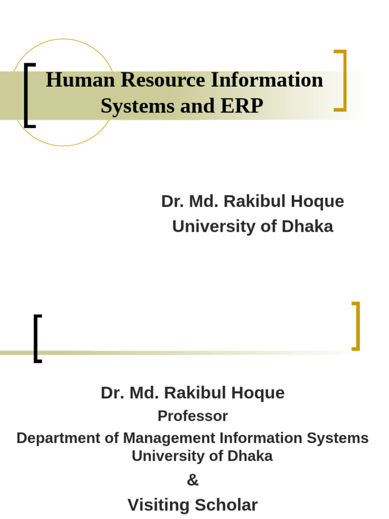 Optimum HRIS and ERP Course Overview | PDF | Business