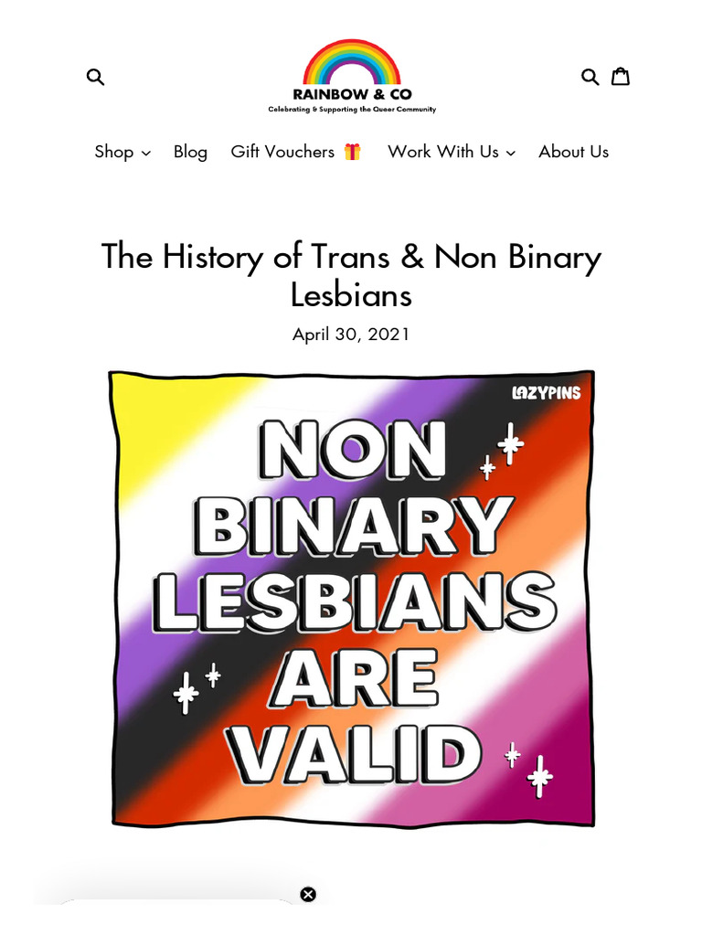 History of Trans and Non-Binary Lesbians | PDF | Butch And Femme | Lesbian