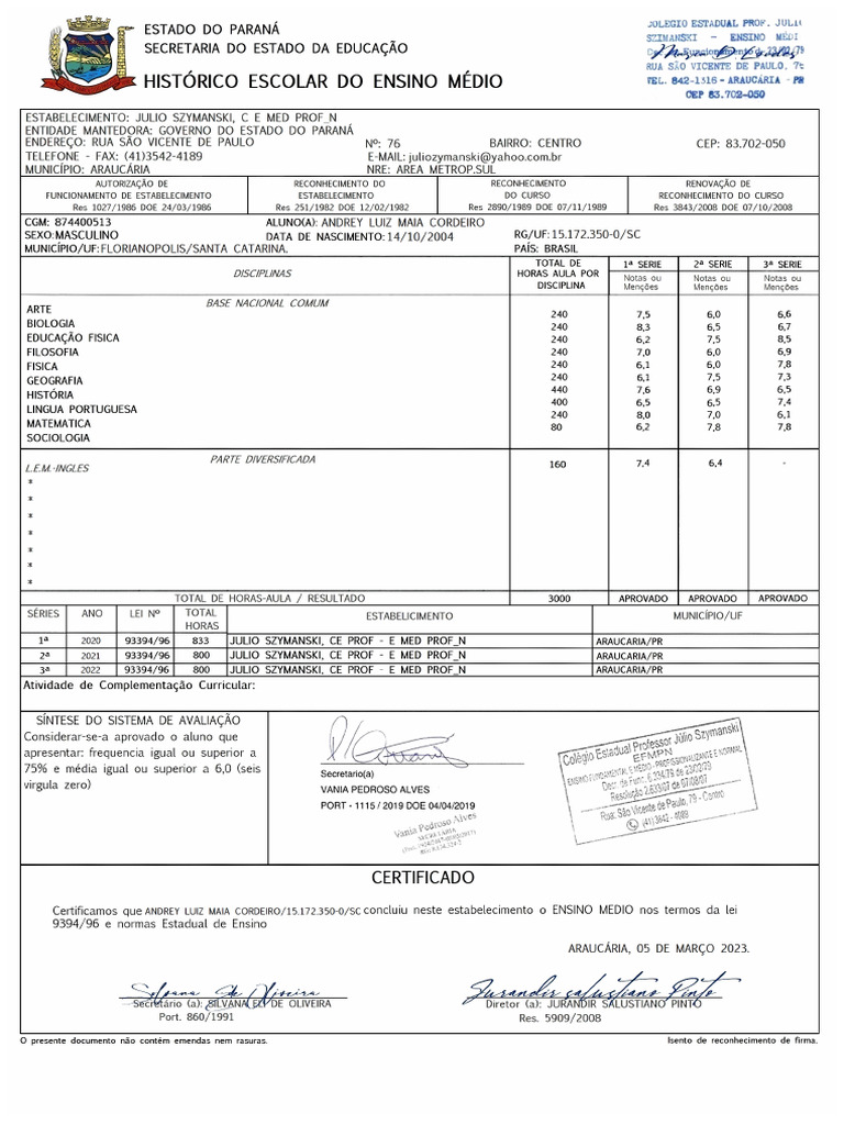 Andrei 2 Grau Frente | PDF