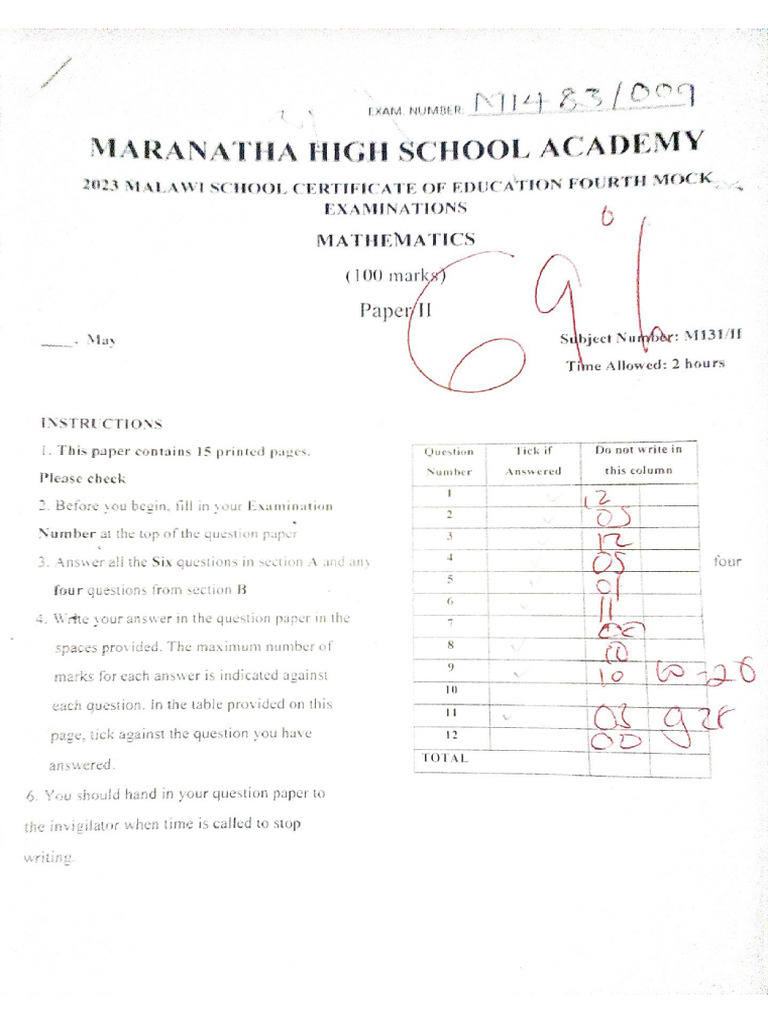 Mathematics p2 | PDF