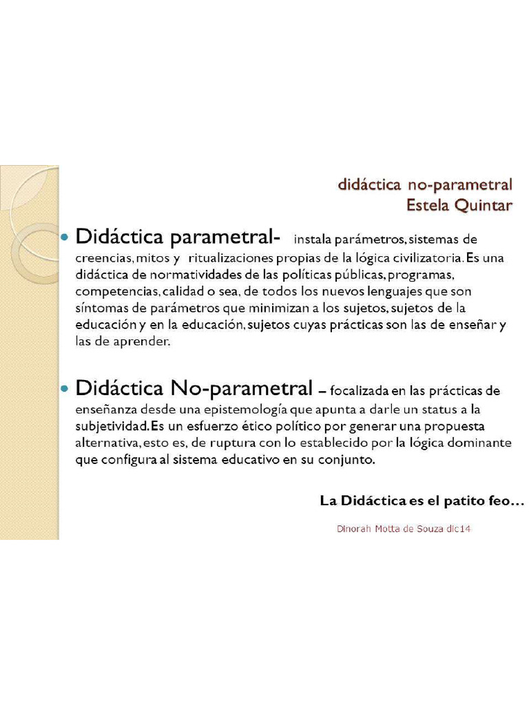 Did Ctica No Parametral Estela Quintar (1) (1) (1) | PDF