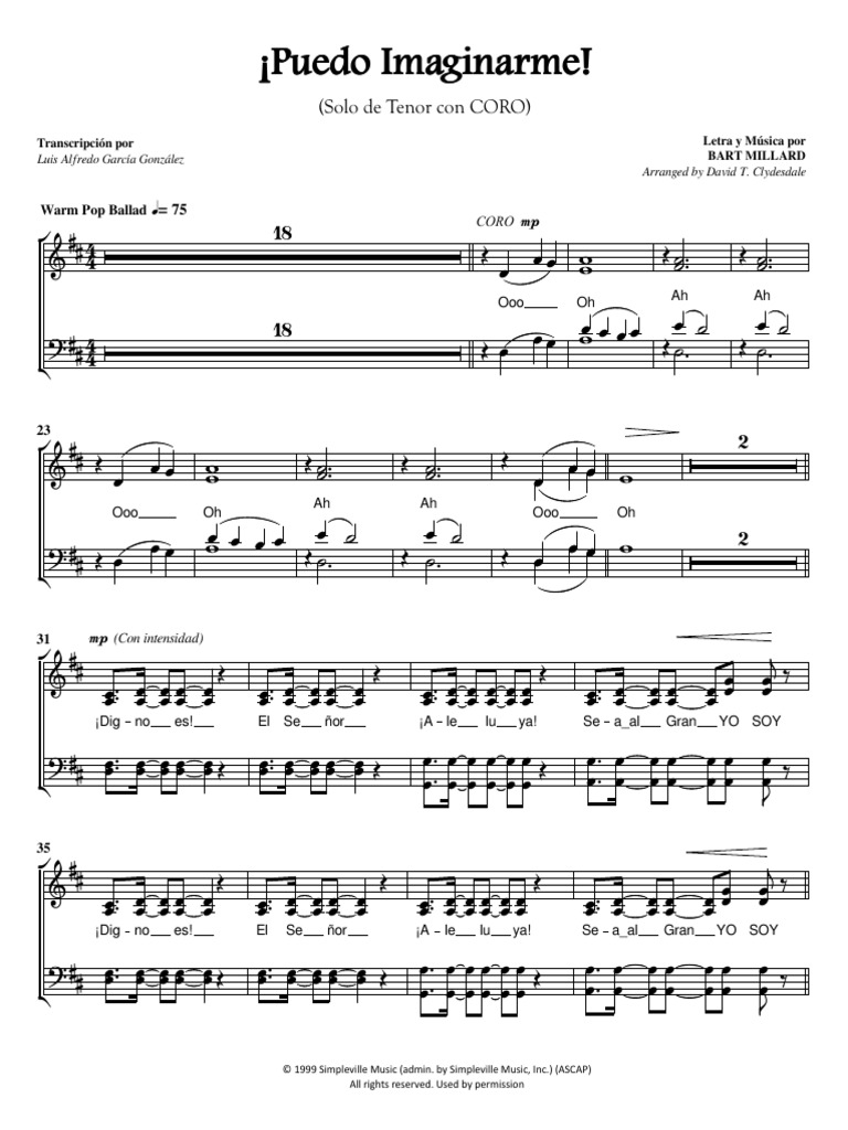 Puedo Imaginarme PARTICHELLA | PDF