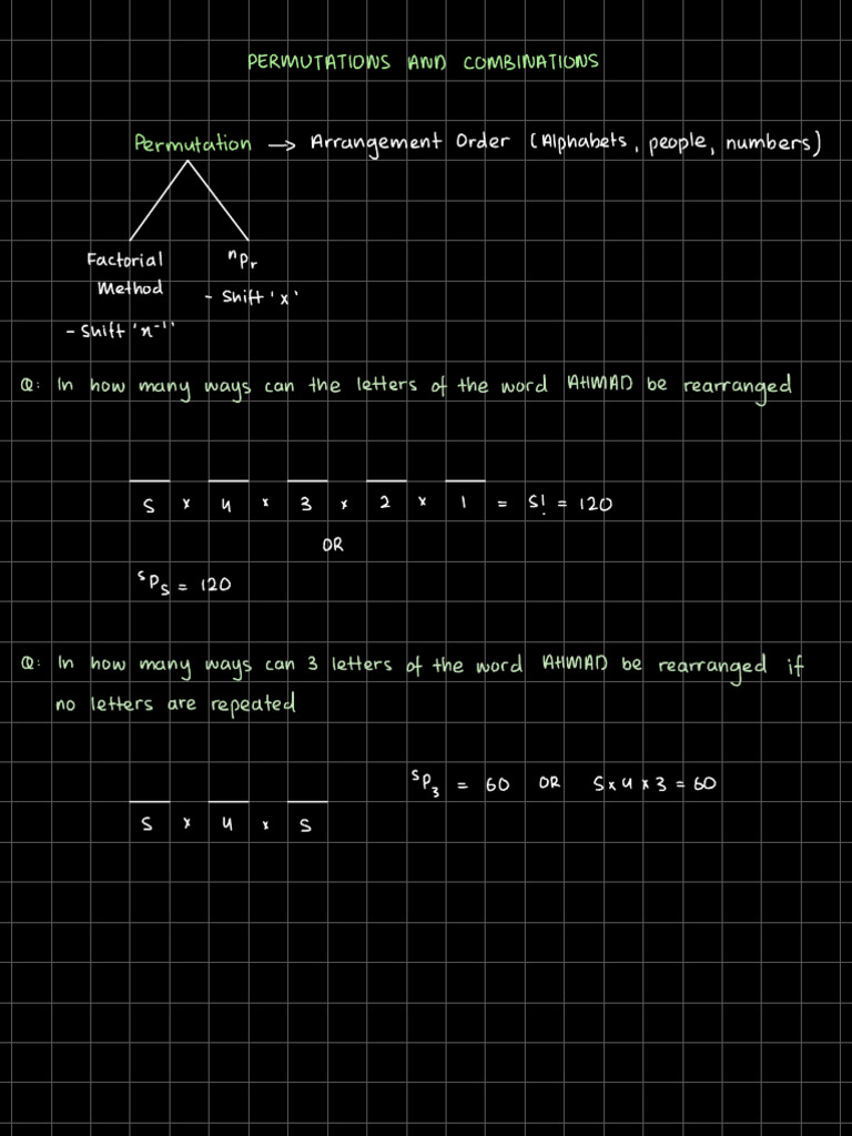 Permutations and combinations | PDF | Phonetics | Team Sports