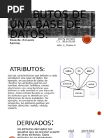 Tipos de Atributos en Bases de Datos | PDF | Datos | Bases de datos