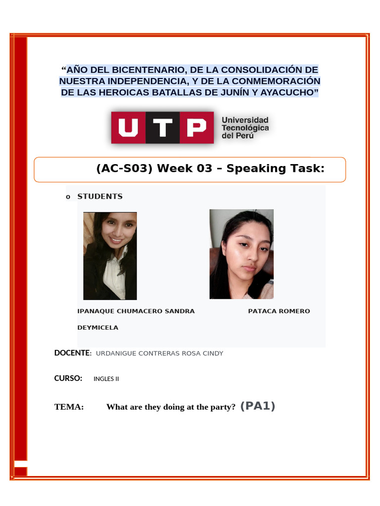 Tarea Ingles Pa1 | PDF