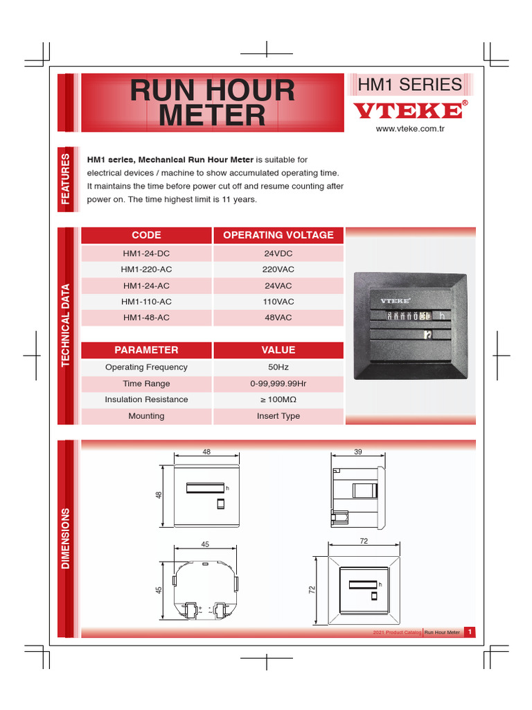 Run Hour Meter | PDF