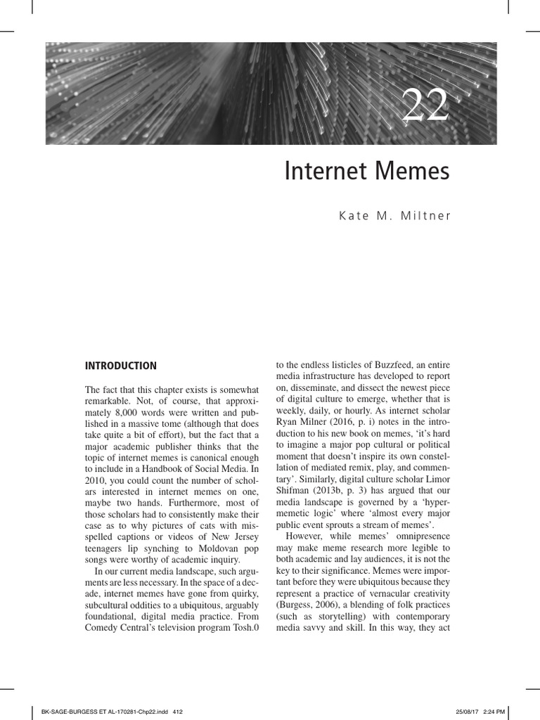 Understanding Internet Memes and Culture | PDF | Meme