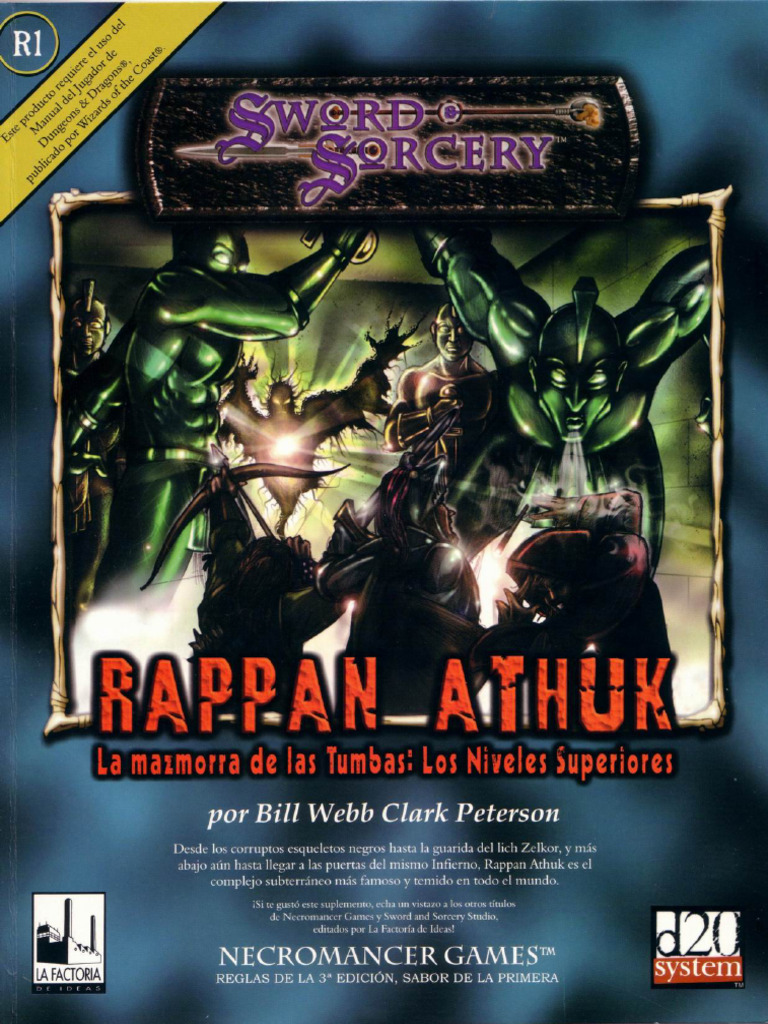 [Aventura] D&D - 3E - Adventure - lvl3to5 - Generic - Rappan Athuk 1 ...