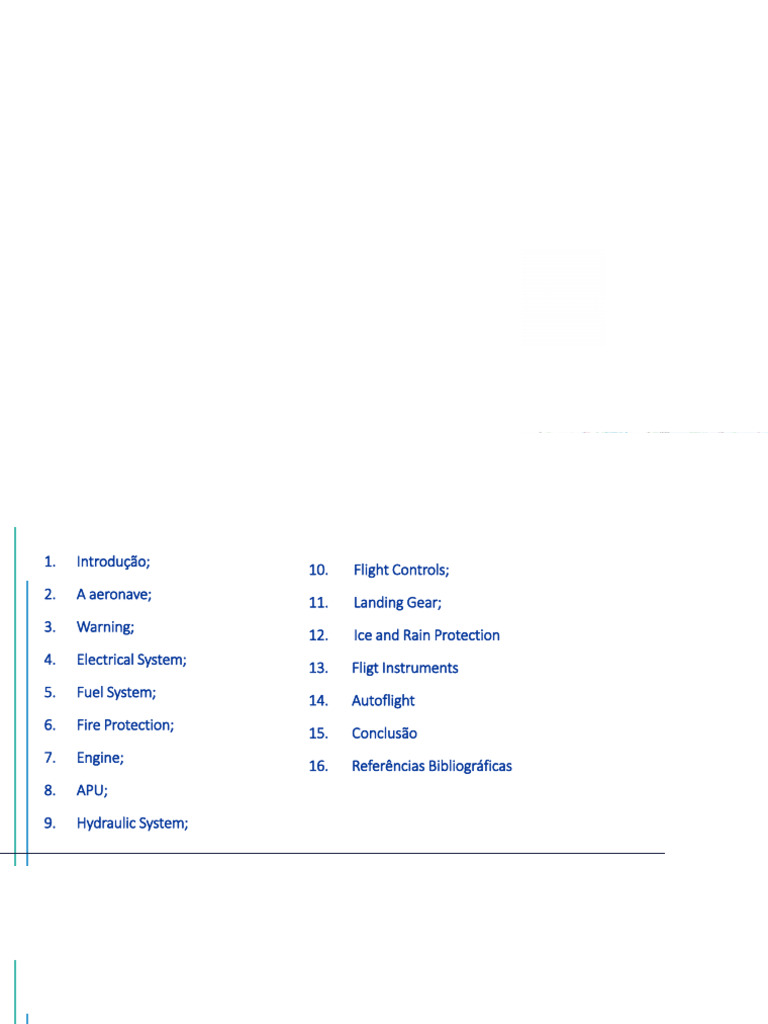 Sistemas E190 | PDF | Aileron | Distribuição de energia elétrica
