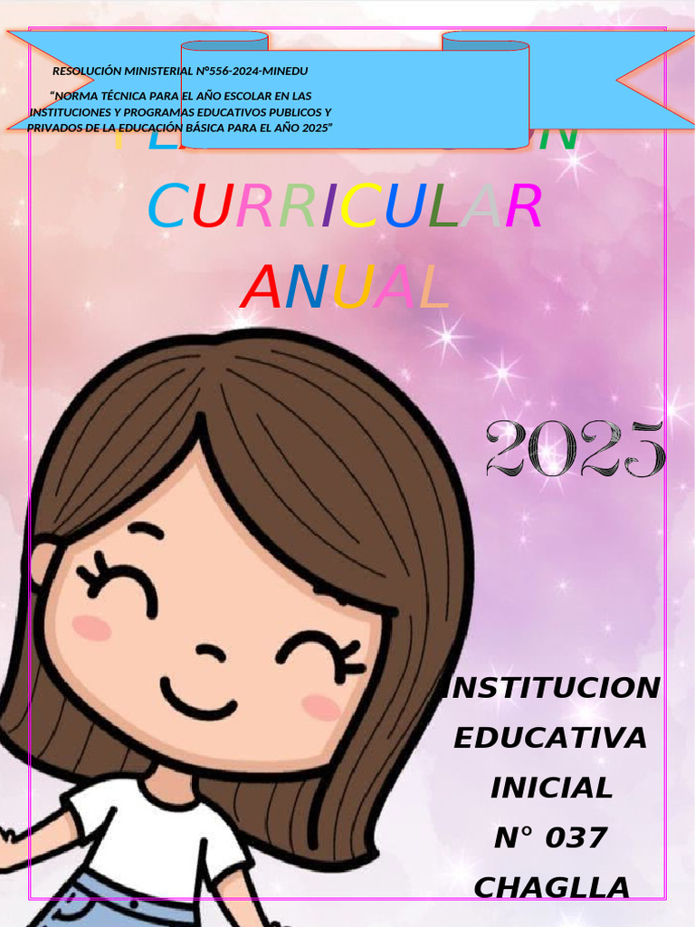 PLANIFICACIÓN CURRICULAR ANUAL 2025 INICIAL | PDF | Aprendizaje | Evaluación