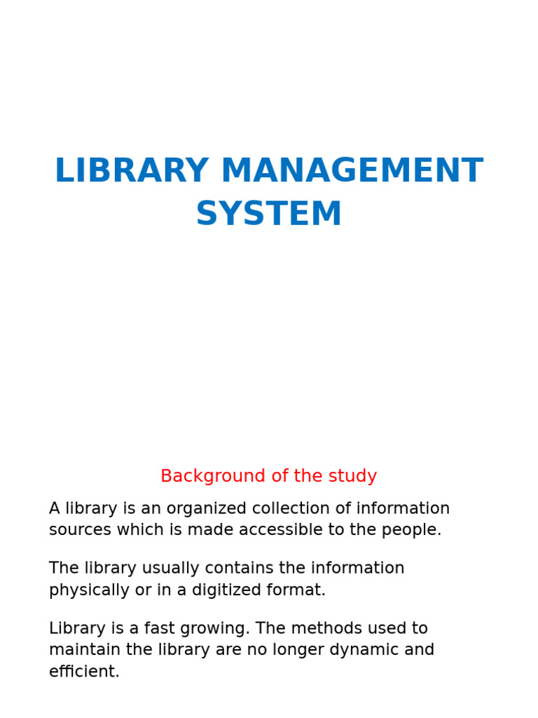 LIBRARY MANAGEMENT SYSTEM UPDATED | PDF | Libraries | Databases
