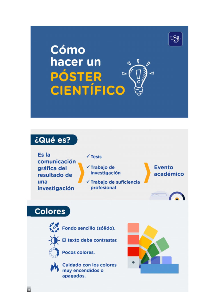 Cómo Hacer Un Poster Cientifico | PDF