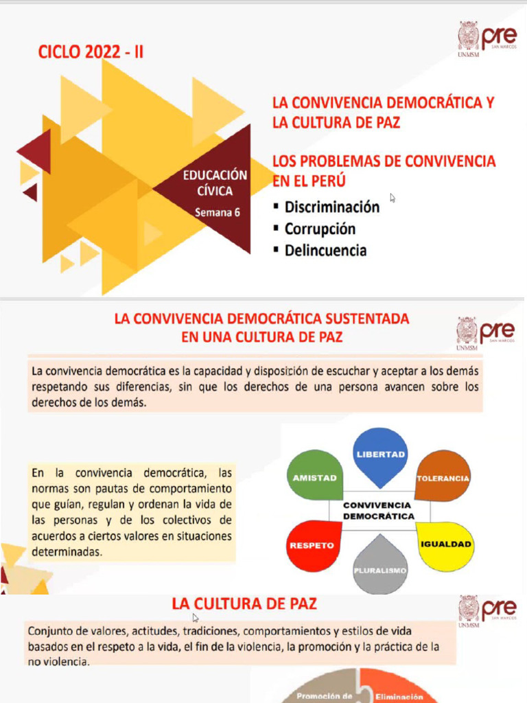 PPT Educación Cívica Sem6 | PDF