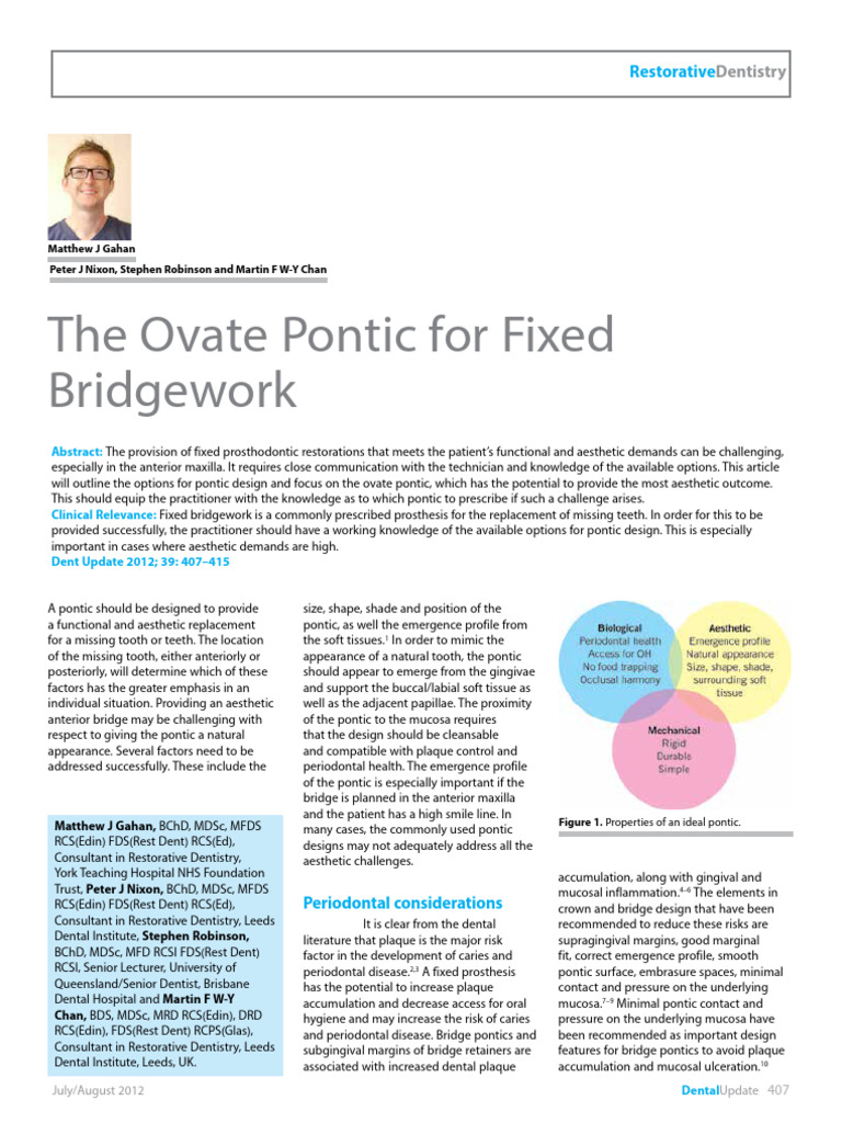 gahan-et-al-2017-the-ovate-pontic-for-fixed-bridgework | PDF ...