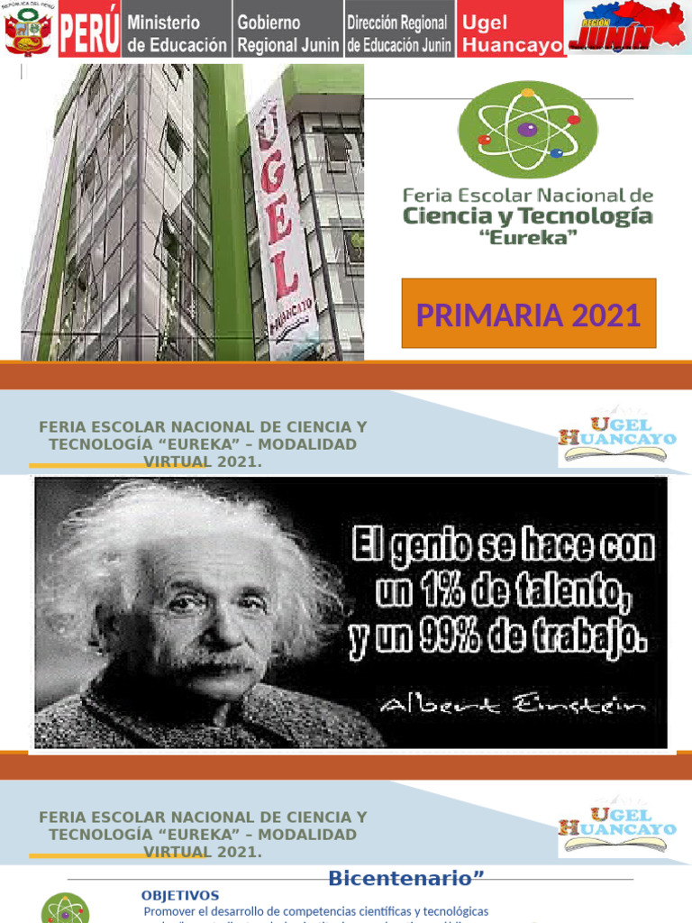 PPT-EUREKA 2021 PARA AT VIERNES 13 AGOSTO | PDF | Educación primaria | Plan de estudios