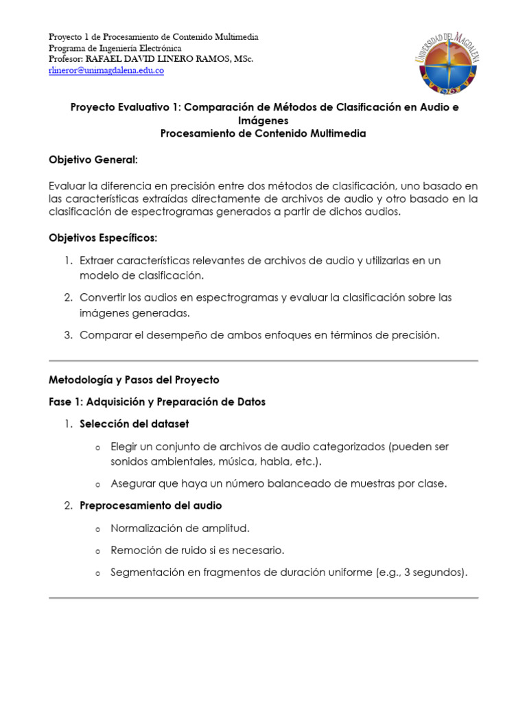 UNIMAG PCM Proyecto1 | PDF | Multimedia