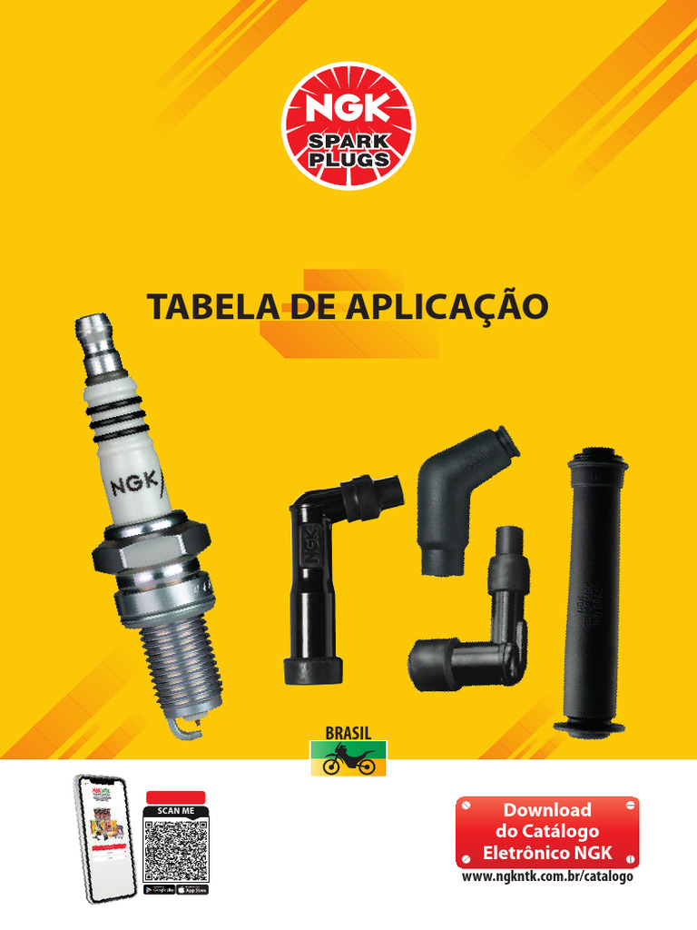 Tabela de Aplicação de Velas NGK | PDF | Harley Davidson | Motociclismo