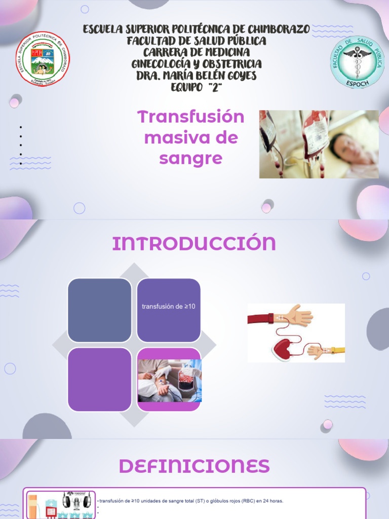 Equipo 2-Transfusión Masiva y Embarazo Gemelar | PDF | El embarazo | Gemelo