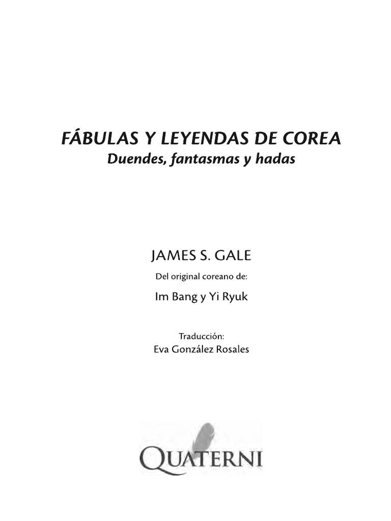 Fábulas Corea | PDF