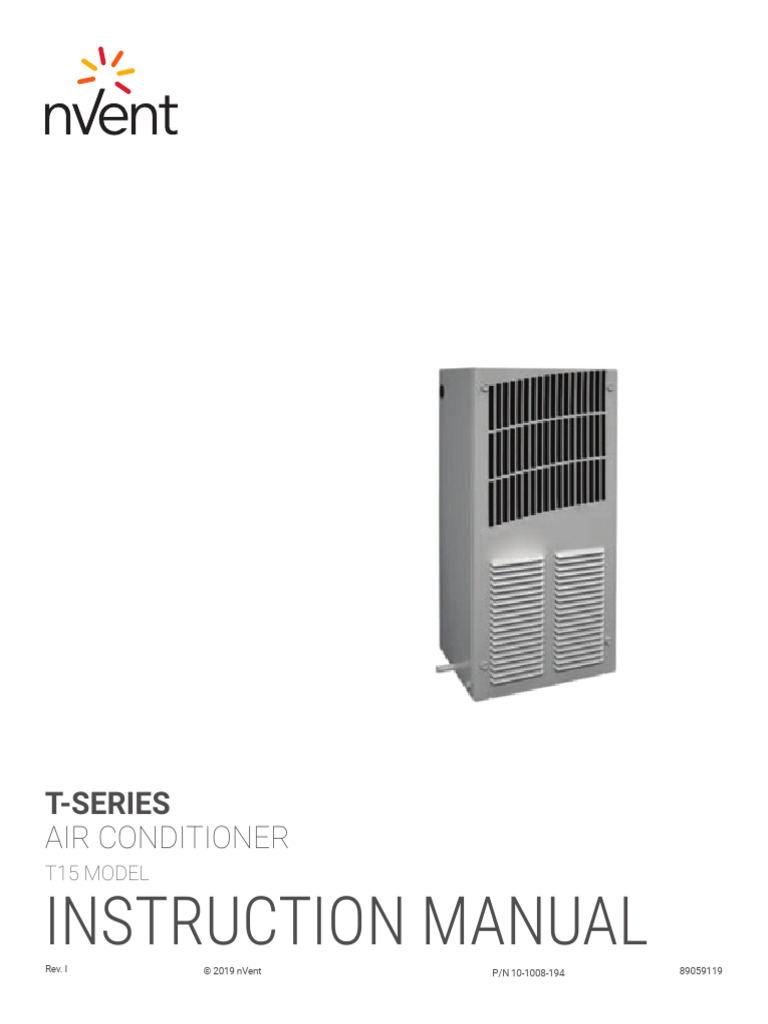 Nvent - Air Conditioner t15 Model | PDF | Air Conditioning | Thermostat