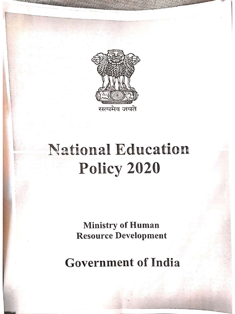 NEP 2020 Highlights ONLY 1 | PDF