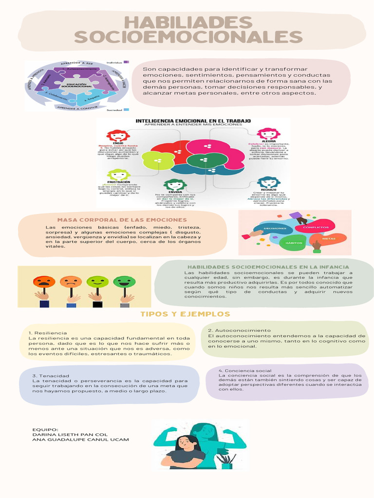 Habilidades Socioemocionales | PDF | Las emociones | Ciencia cognitiva