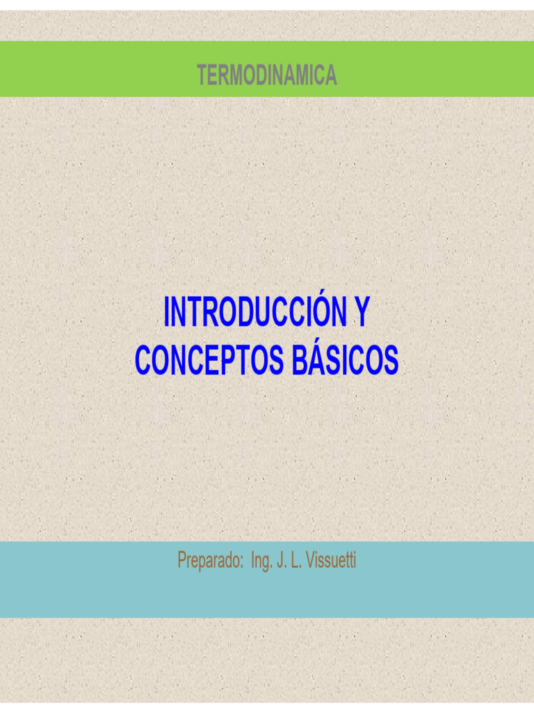 Introducción a la Termodinamica #1 | PDF | Termodinámica | Temperatura