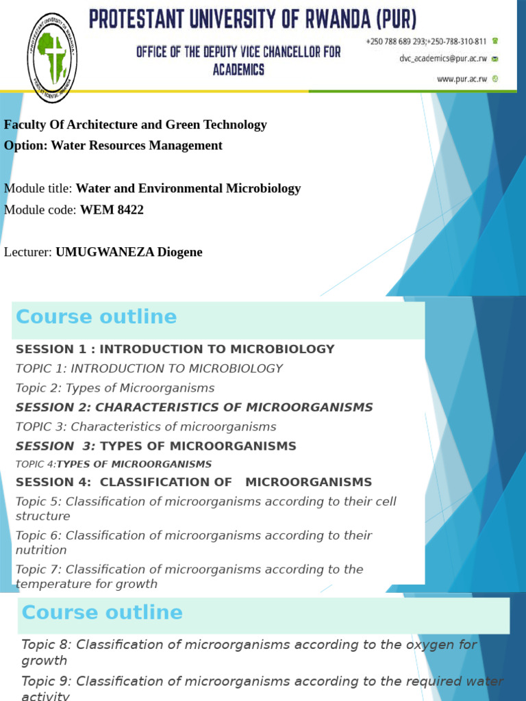 Presentation On Microbiology (Autosaved) | PDF | Bacteria | Microorganism