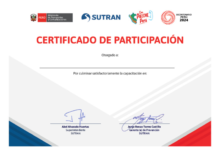 Constancia - SCC24-jimmy Peña Conducción Segura | PDF