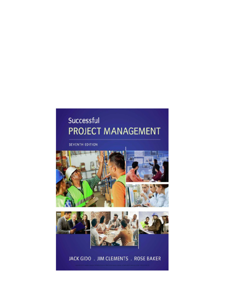 Successful Project Management 7th Edition Jack Gido - Ebook PDF ...