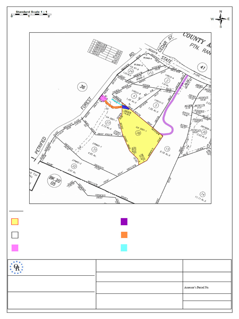 17. Title - Easement Map 0530028242 | PDF | Easement | Civil Law ...