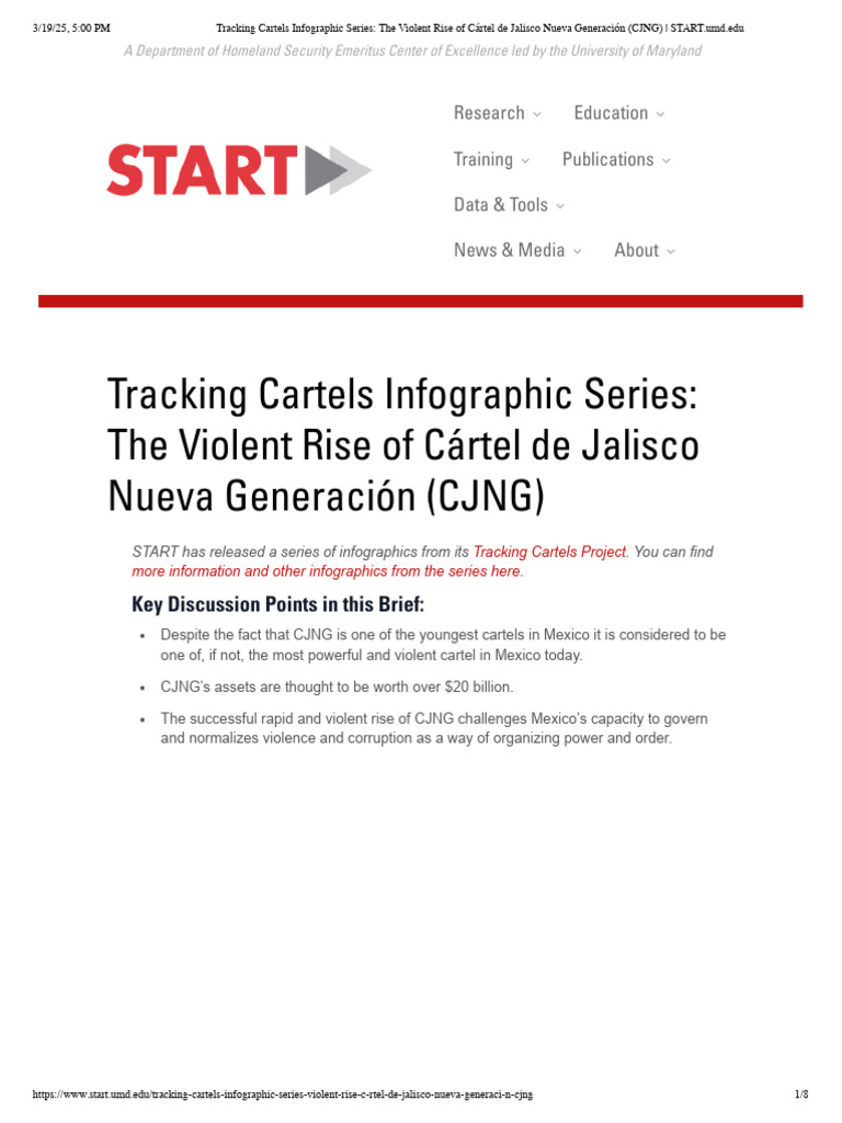 The Violent Rise of Cártel de Jalisco Nueva Generación (CJNG) | PDF | Sinaloa Cartel | Illegal ...