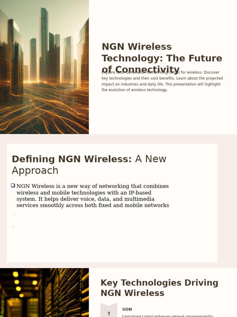 NGN Wireless Technology The Future of Connectivity | PDF | Internet Of Things | Computer Network