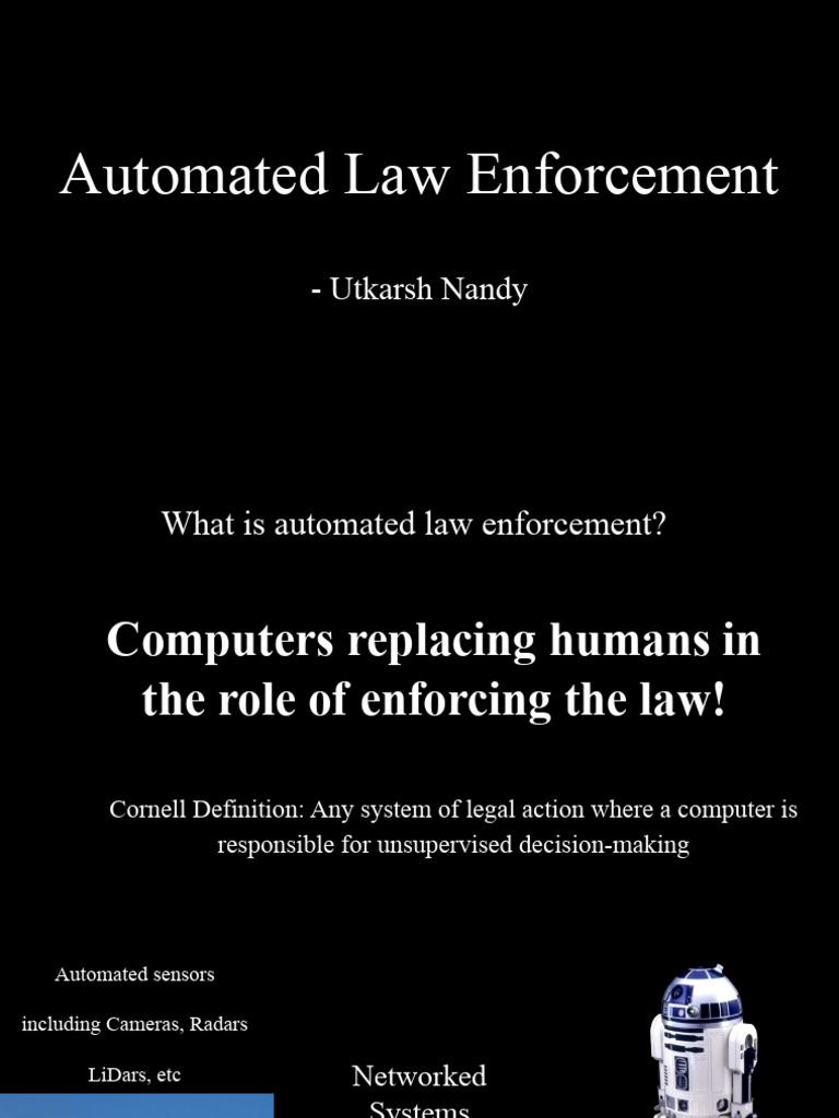 Understanding Automated Law Enforcement | PDF