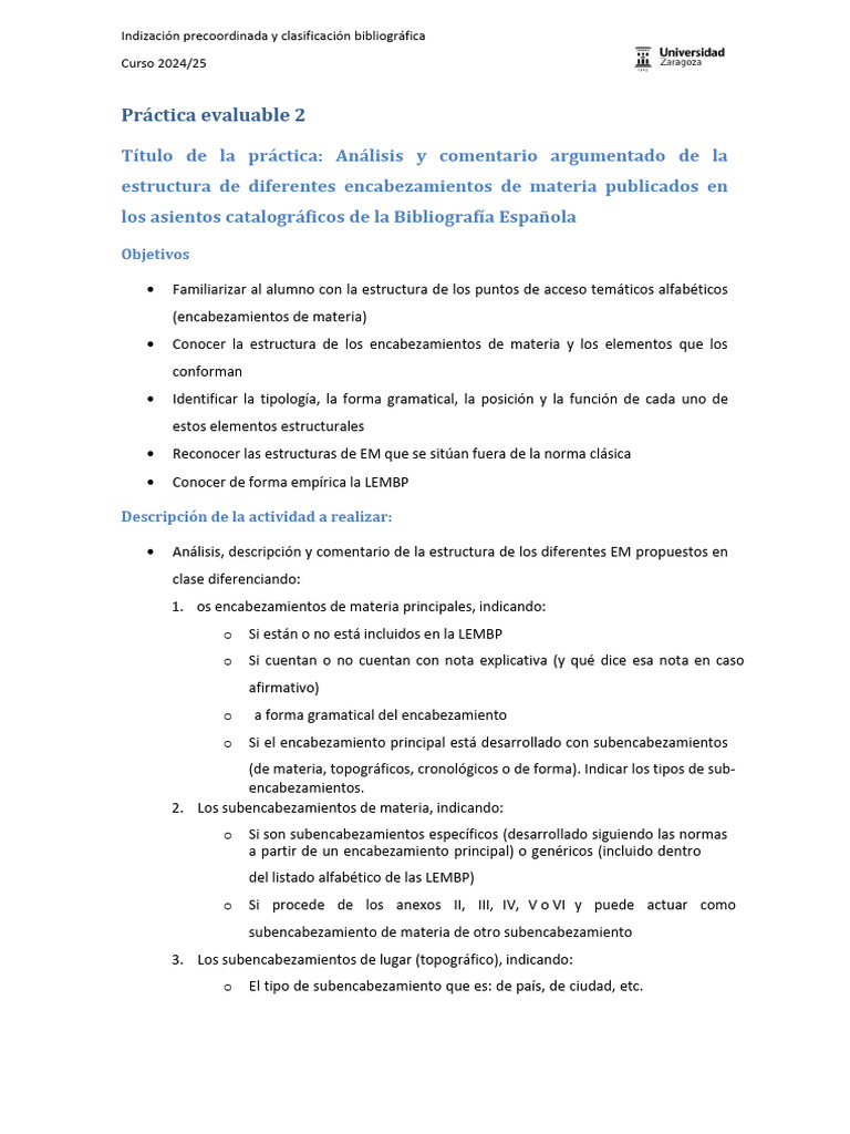 Práctica Evaluable 2 | PDF