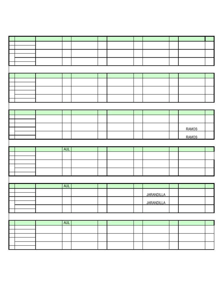 MAZ HORARIO 2025 I | PDF