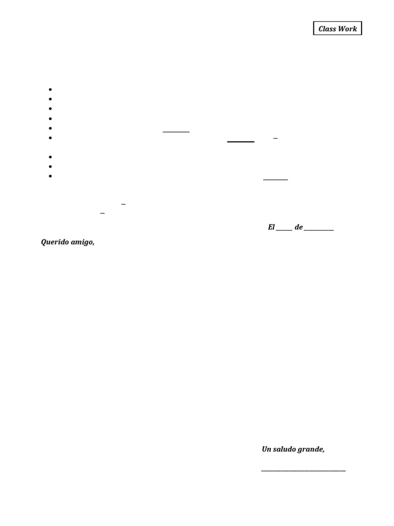 Espanol Ejercicio Spanish Exercise | PDF | Linguistics | Languages
