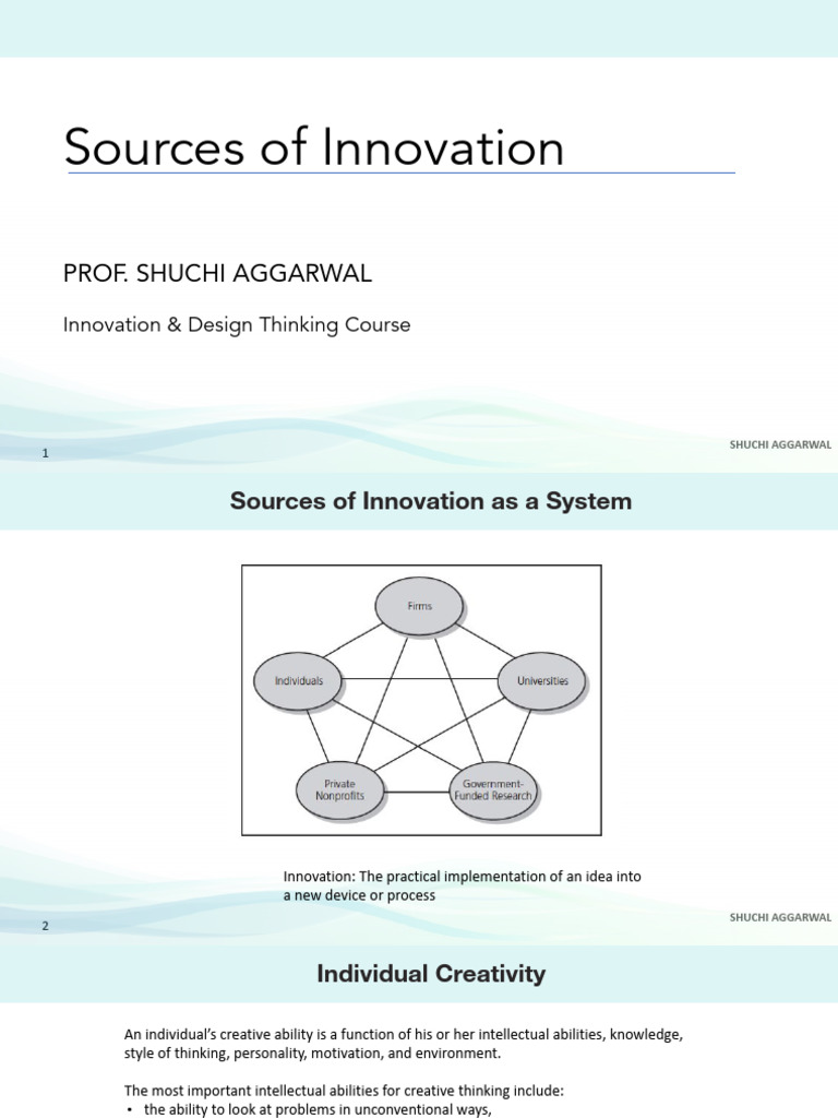 IIITL - I&DT - Session 9&10 | PDF | Creativity | Innovation