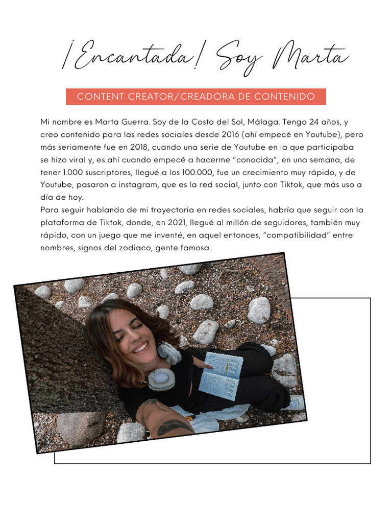 ¡Encantada! Soy Marta | PDF