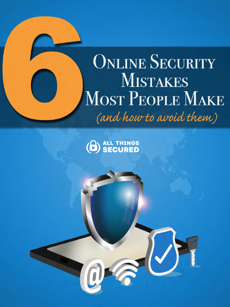 2023 Six Online Security Mistakes | PDF | Password | Credit Card