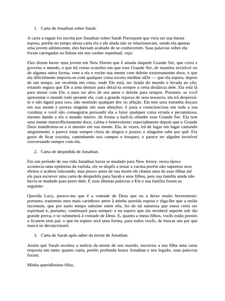 Cartas Da Família Edwards | PDF | Amor | Tempo